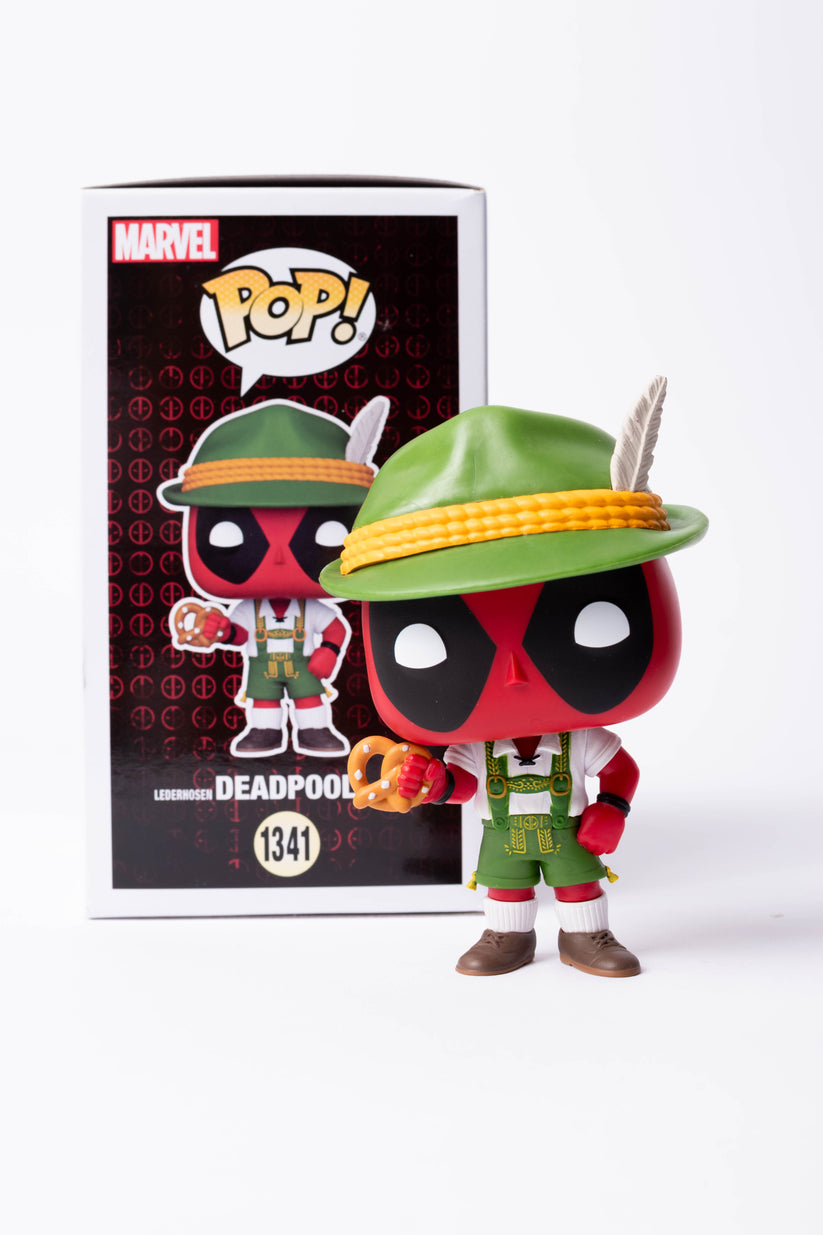 FUNKO POP DEADPOOL LEDERHOSEN – Conspiracy Comics Games & Anime
